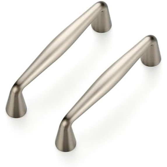 20 Pack 3 Inch Brushed Nickel Kitchen Cabinet Handles Solid Zinc Alloy ...