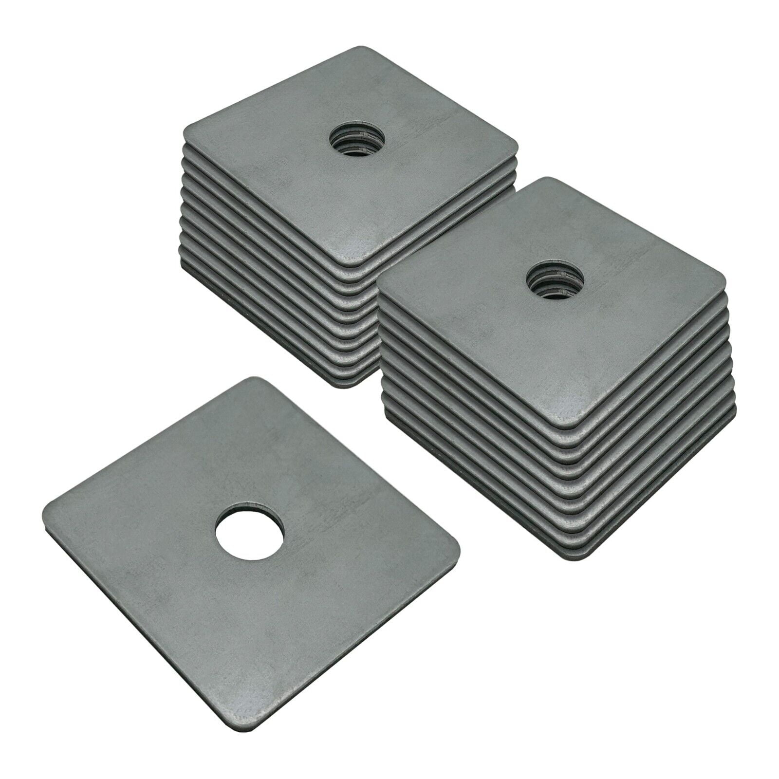 20 Pack - 3" Square Washer Plate, Strut Channel Bearing Plate - Heavy ...