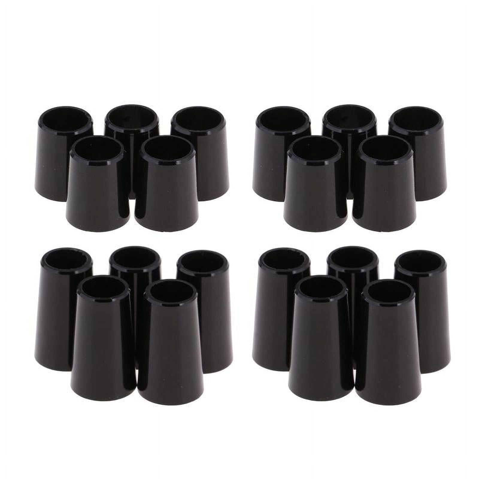 20 Pack .370/.335 Black Golf Ferrules for Irons Wood Shafts Club ...