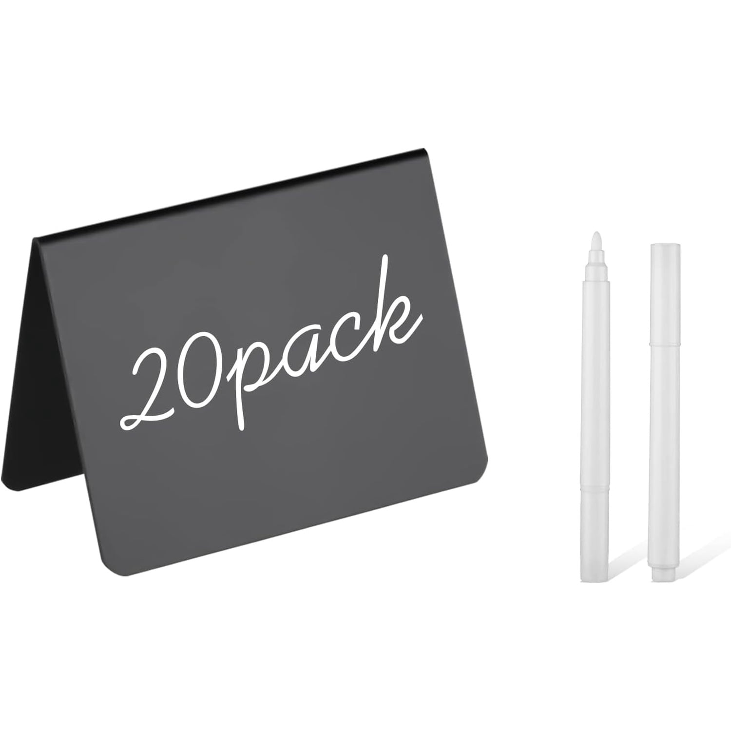 20 Pack 4"x3"Mini Chalkboard Signs for Chalk Sign for Food - Party ...