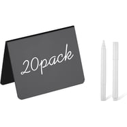 LYUMO 2 Set Mini Rectangle Chalkboard Signs with Easel Stand for ...