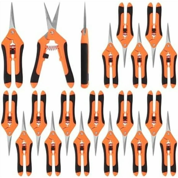 20 Pack 6.5 Inch Garden Pruning Scissors, Hand Pruner with Stainless ...