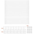20 Pack 6.6FT U Shape LED Aluminum Channel System with Milky Diffuser ...