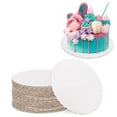 [20 Pack] 6 Inch Round Cake Boards - Grease Proof Cardboard Disposable ...