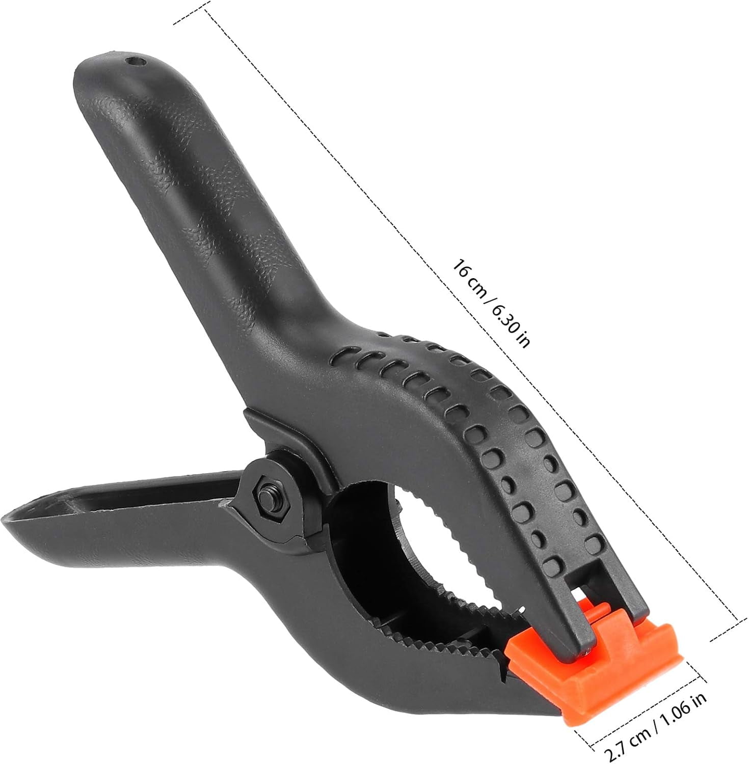 20 Pack 6 Inches Plastic Spring Clamp, Heavy Duty Muslin Spring Clamps ...