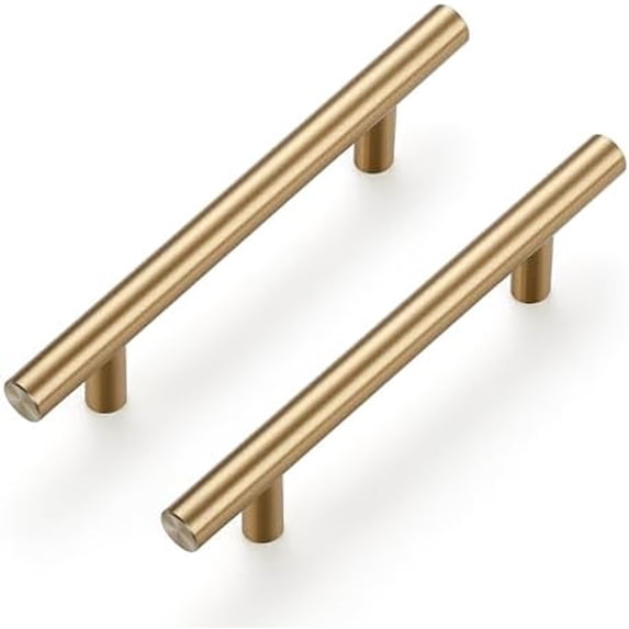 20 Pack 6 inch Cabinet Pulls Champagne Bronze Stainless Steel Kitchen ...