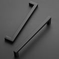 20 Pack 7-1/2 Inch Kitchen Square Cabinet Handles Matte Black Pulls ...