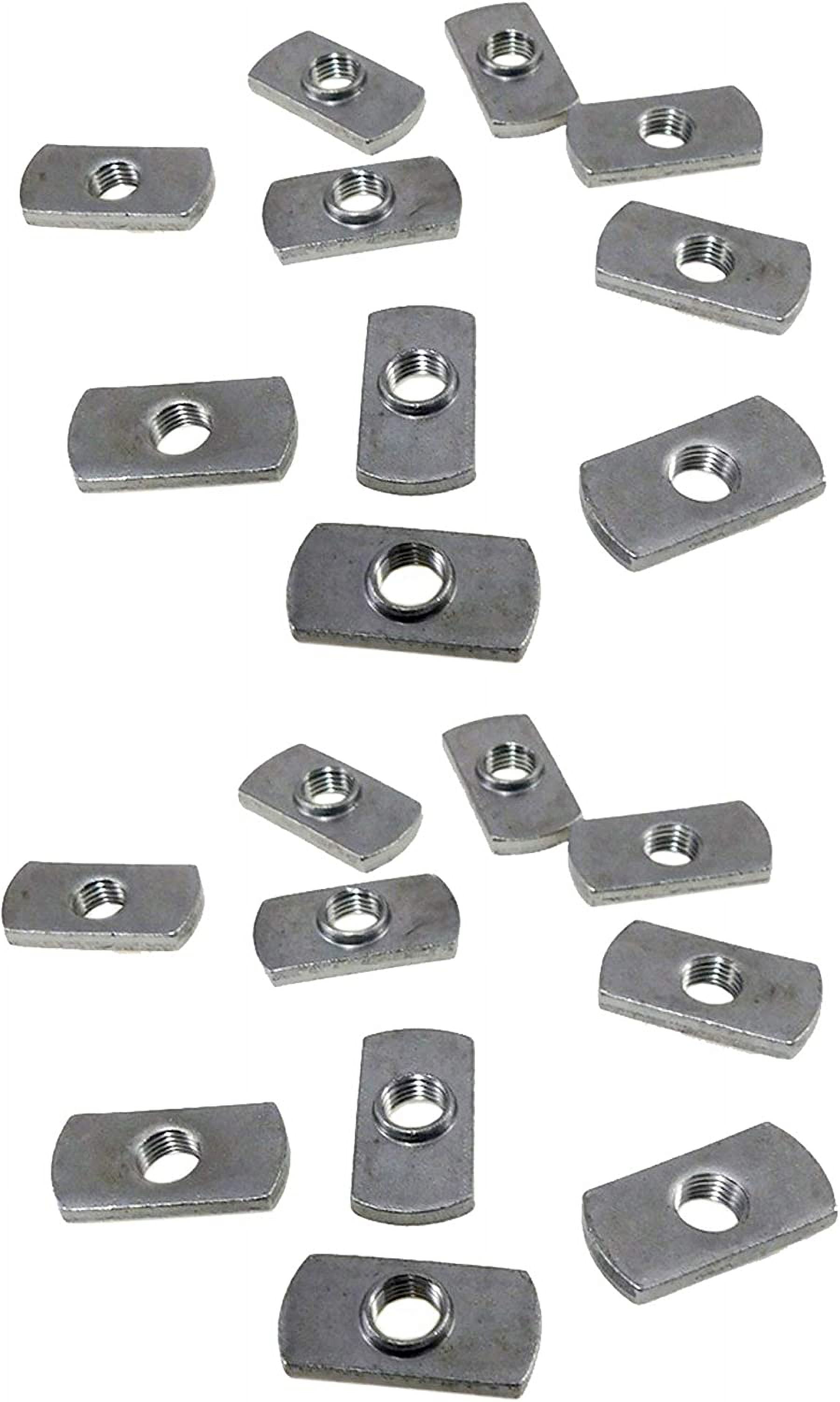 20 Pack 7/16-20 Spot Weld Nuts - Double Tab - Center Hole Design Spot ...