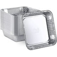 (20 Pack) 7” x Square Baking Cake Pans| Disposable Aluminum Foil Tins l ...