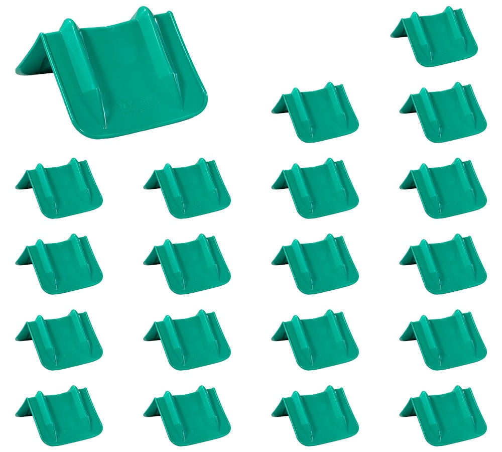 20 Pack 8"x8"x10" Green Flatbed Corner Protector - V Shaped Edge Guard ...