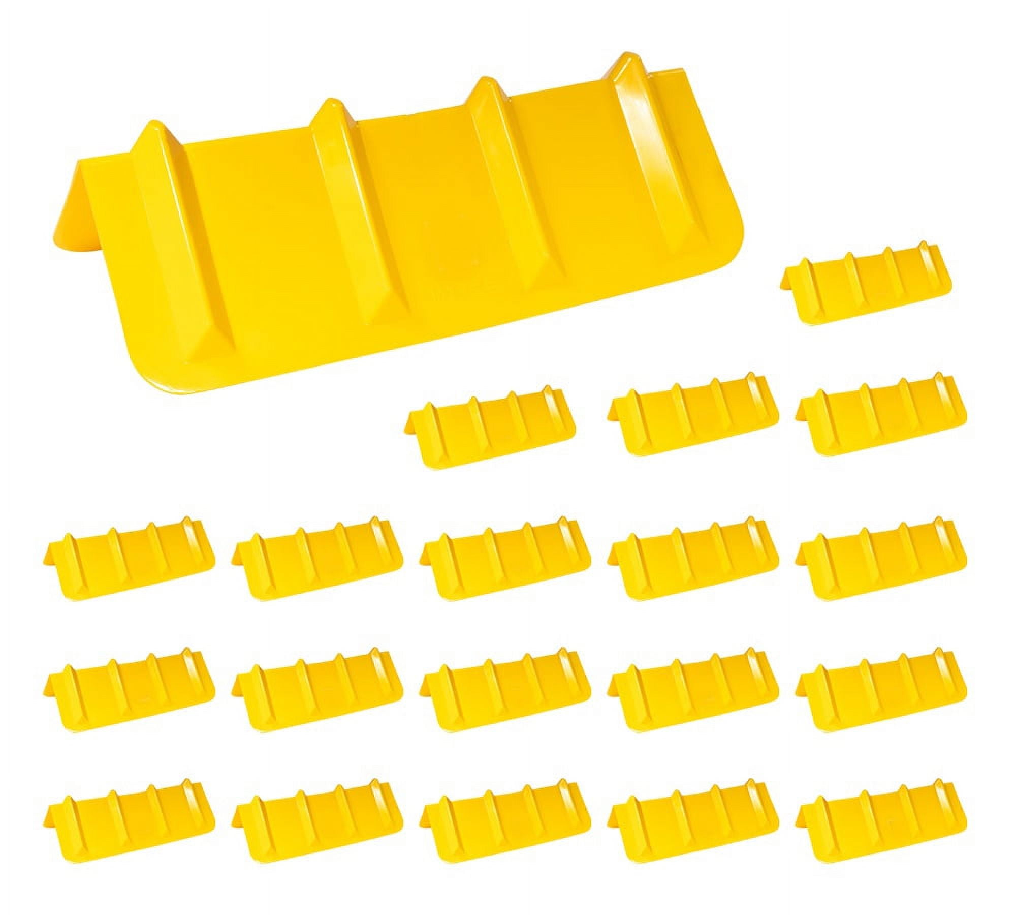 20 Pack 8"x8"x24" Yellow Flatbed Corner Protector - V Shaped Edge Guard ...