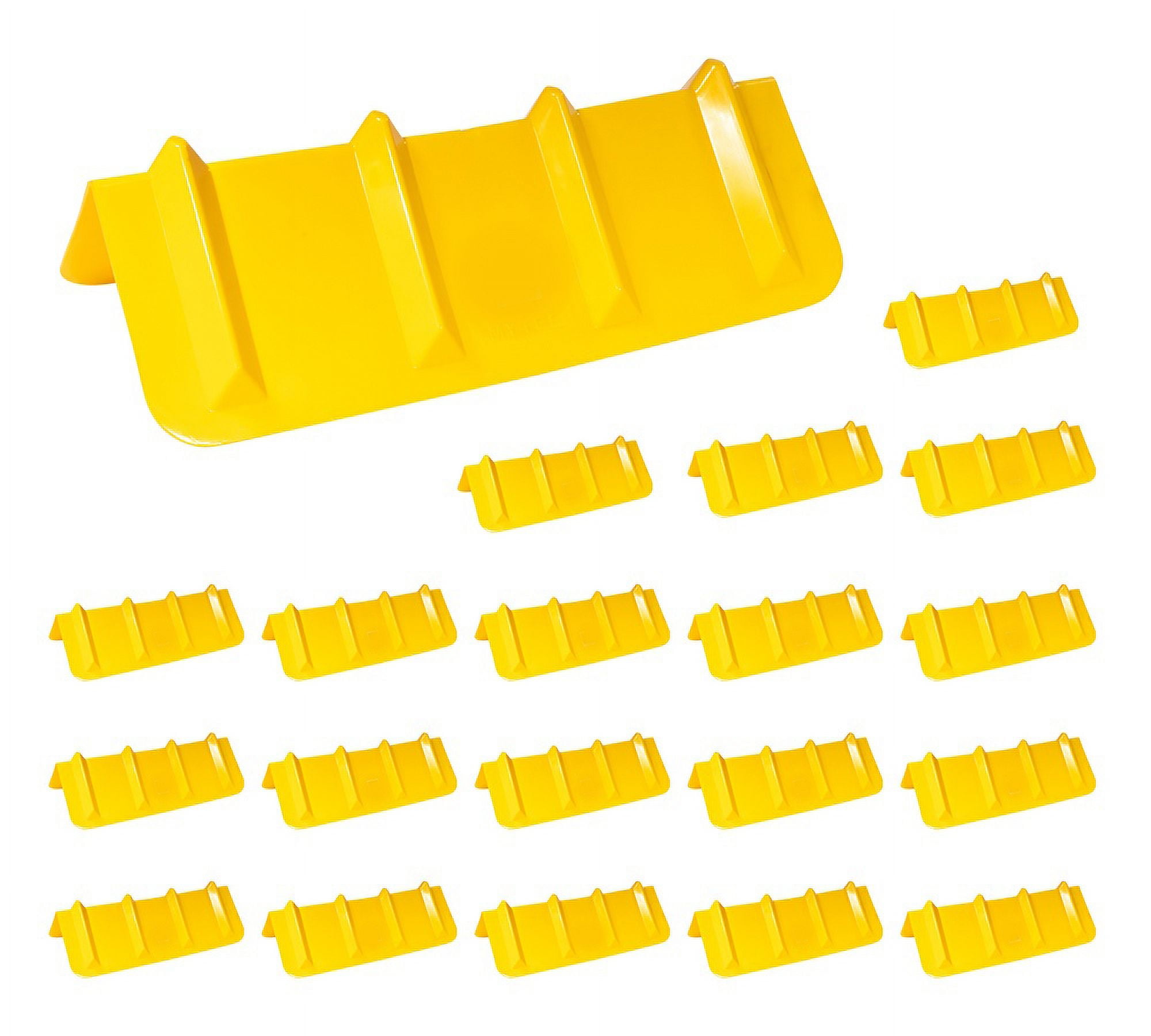 20 Pack 8"x8"x36" Yellow Flatbed Corner Protector - V Shaped Edge Guard ...