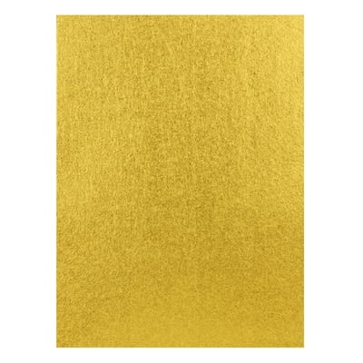 20 Pack: 9" x 12" Metallic Gold Felt by Creatology - Walmart Business ...