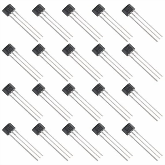 20 Pack A3144 Hall Effect Sensor 3Pins Magnetic Detector for Arduino DC 4V-24V Hall Effect ...