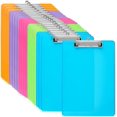 20 Pack A4 Plastic Colorful Clipboard, Sturdy Clip Boards with Scaled ...