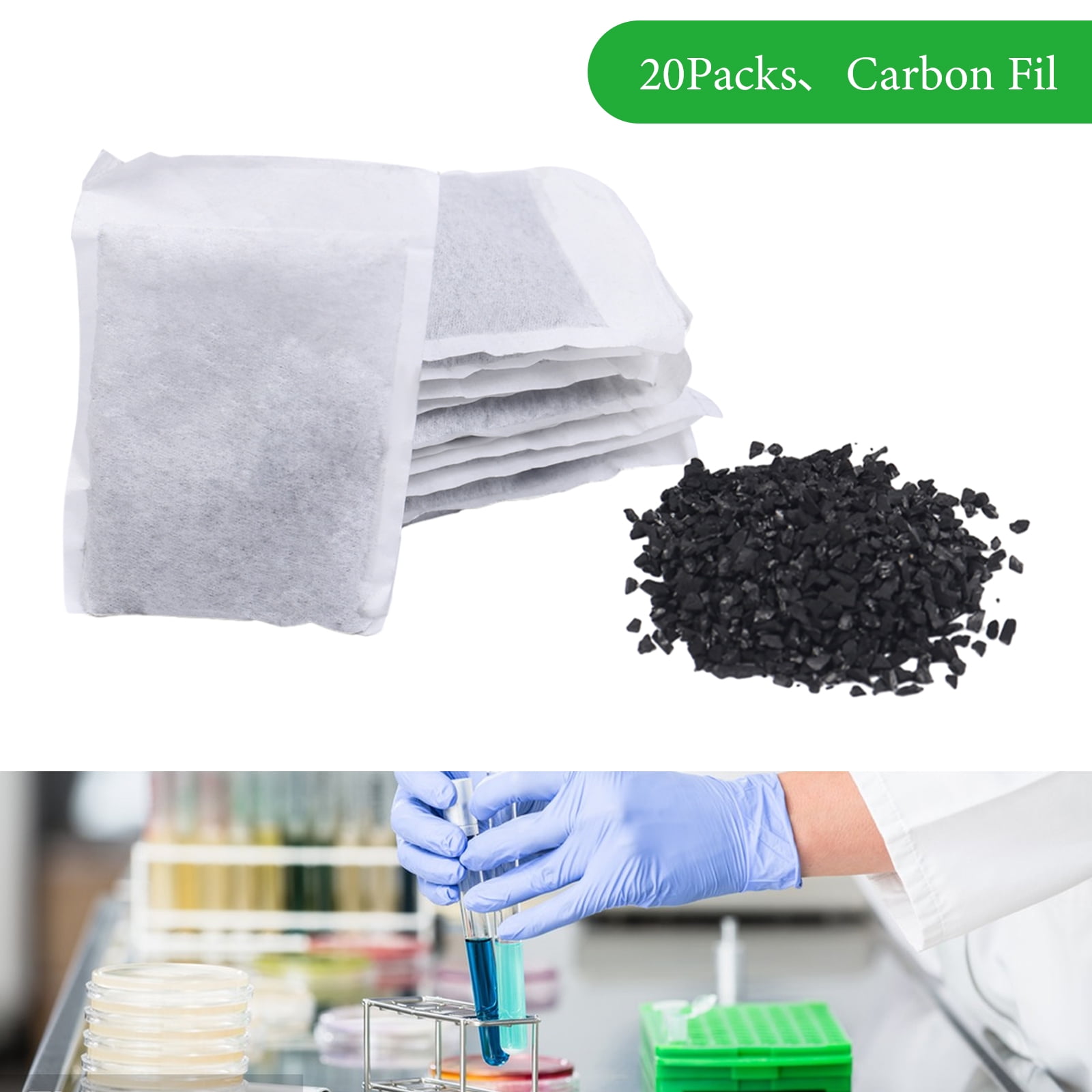 20-Pack Activated Carbon Filters for Water Distillers – Purifies Water ...