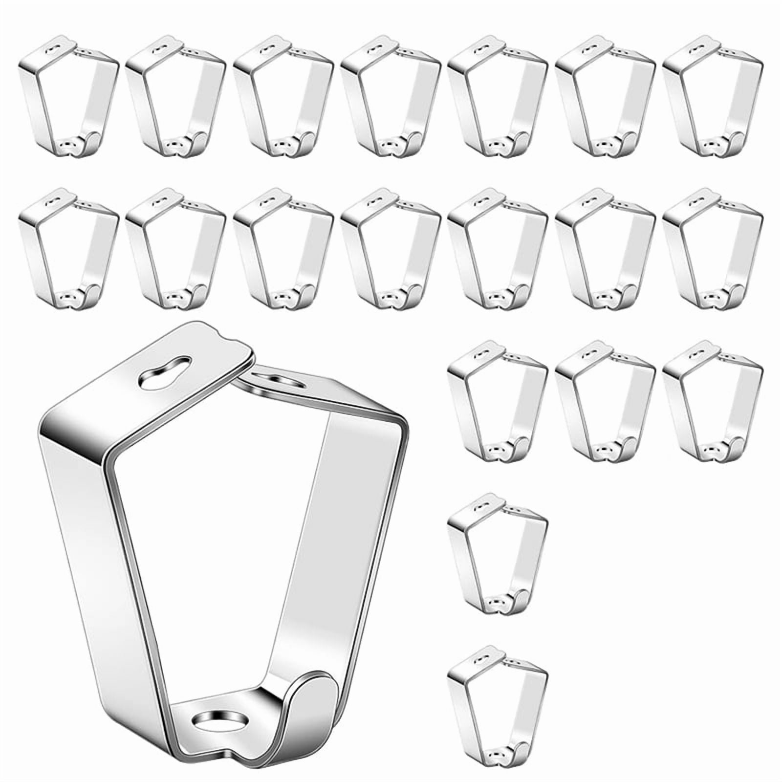 20 Pack Adjustable Picture Hanging Hook Rail Hanger Hooks for Art ...