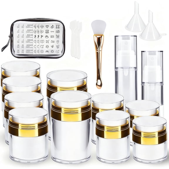 Airless Pump Jars and Cosmetic Containers for Skincare and Travel
