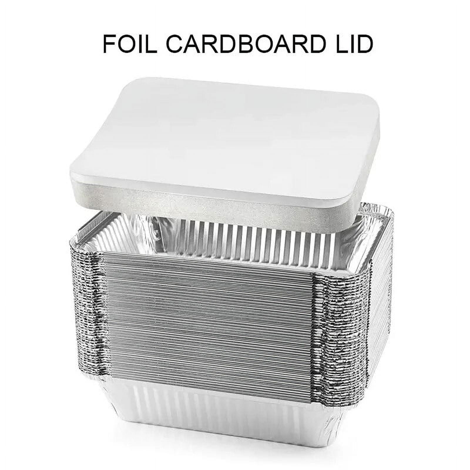 20 Pack Aluminum Foil Tray Food Packaging Container Aluminum Pan With ...