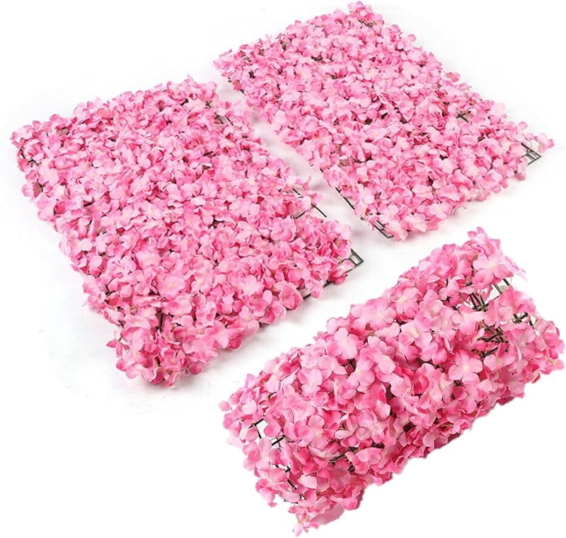20 Pack Artificial Flower Wall Panels 24" x 16" Flower Wall Mat ...