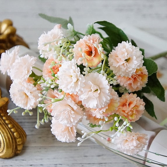 20-Pack Artificial Lilac Flowers Silk Carnation Bouquet for Home ...