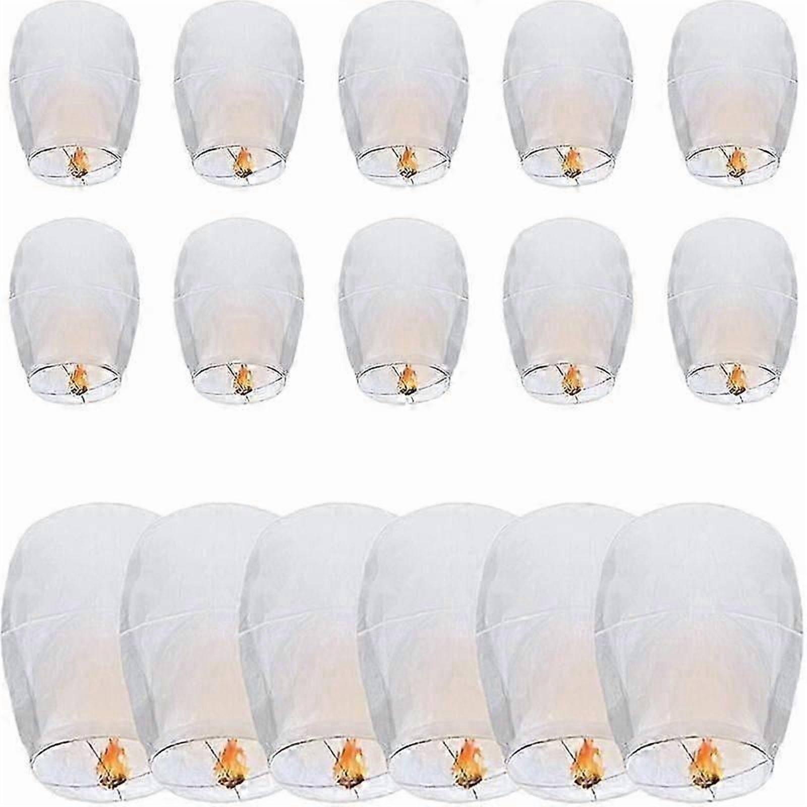 20 Pack Biodegradable Paper Lanterns LIUMY for Weddings Birthdays ...