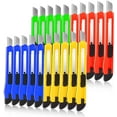 20-Pack Retractable Box Cutter, Utility Knife, Auto-Lock, Heavy Duty ...