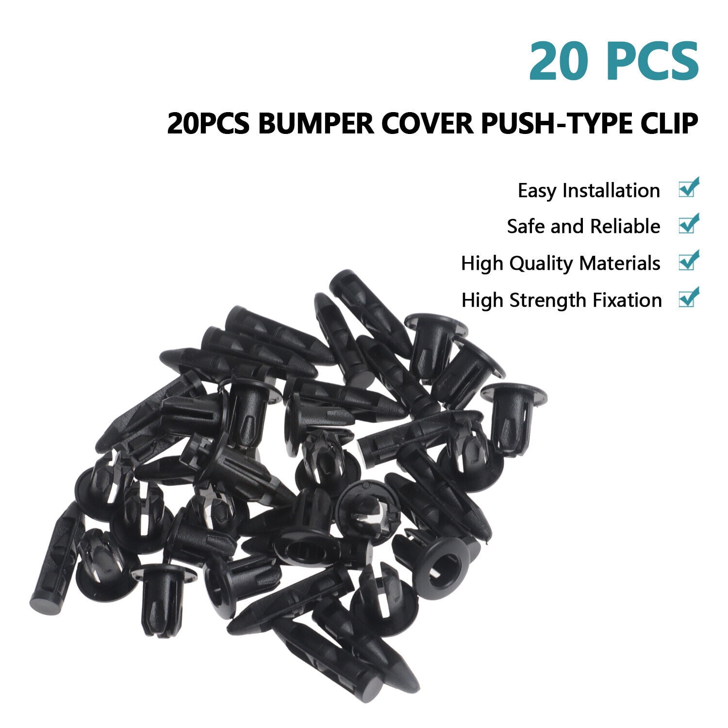 20 Pack Bumper Cover Push Retainer Fastener Clip for Toyota 90467-07071 ...