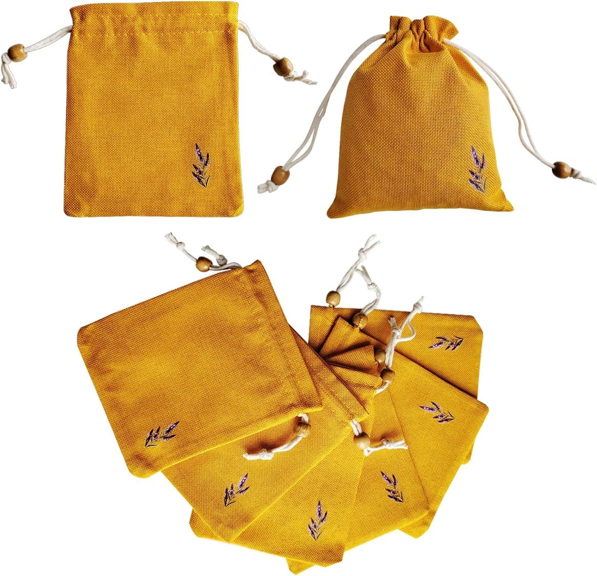 20 Pack Cedar Sachets, Sachet Bags Empty, Drawer Sachets Burlap for ...