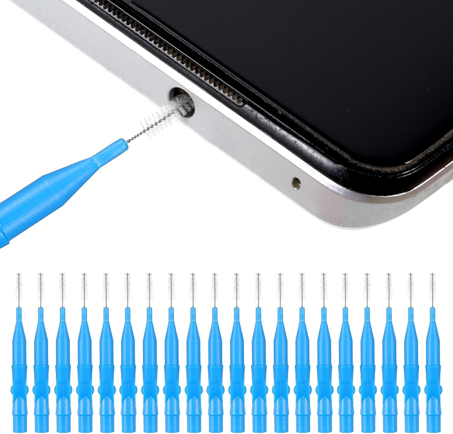 20 Pack Cell Phone Cleaning Kit, Anti-Clogging Mini Brushes Cleaner for ...