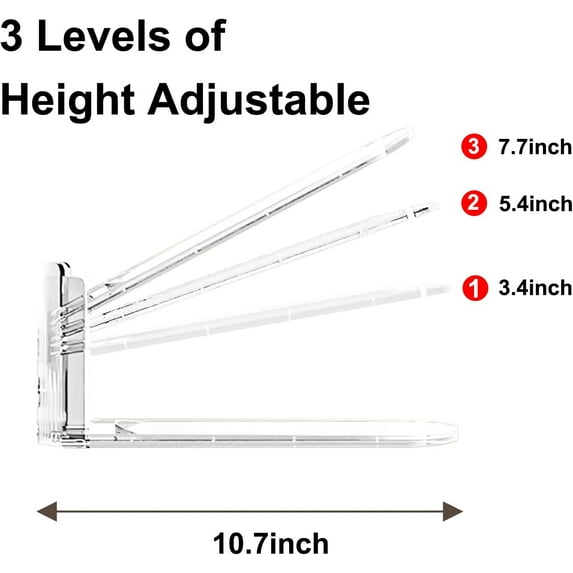 20 Pack Clear Shoe Slots Organizer Adjustable Shoe Stackers for a Pair ...