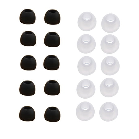 JLab Cloud Foam Earbud Tips Kit, Noise Blocking, Black and Blue ...