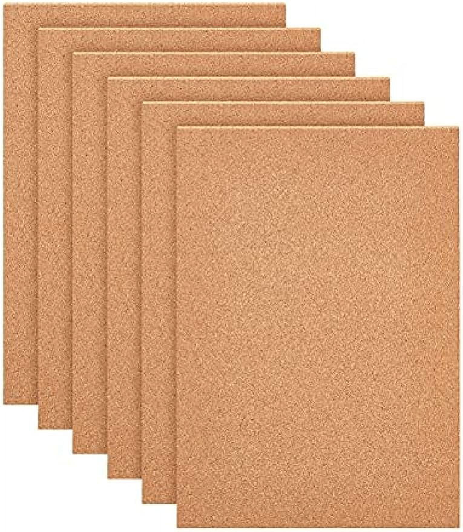 20 Pack Cork Sheets (1mm thick) Cork Tiles Cork Mat 12x8 Inch for Wall ...