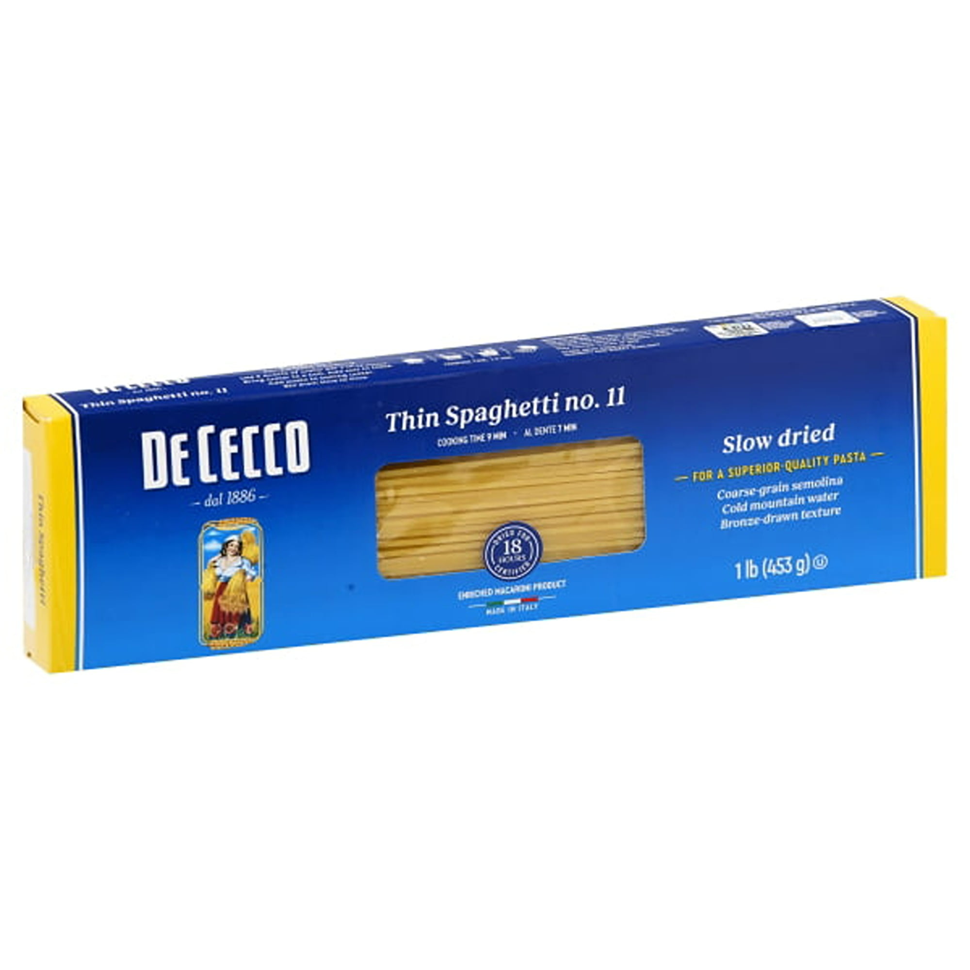 (20 Pack)De Cecco Pasta Spaghetti Pasta, 16 oz. - Walmart.com