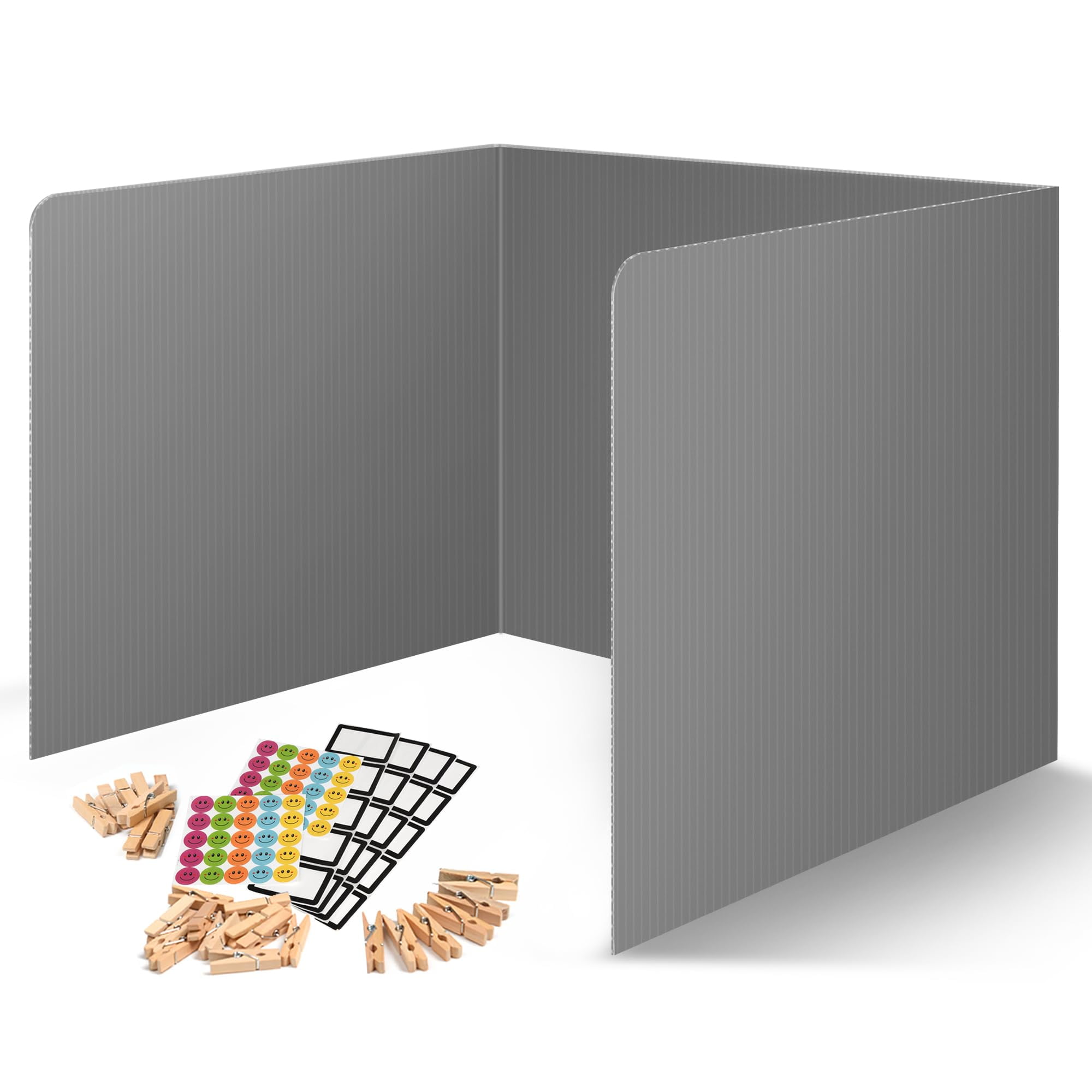 20-Pack Desk Dividers for Students - Durable & Waterproof Plastic ...