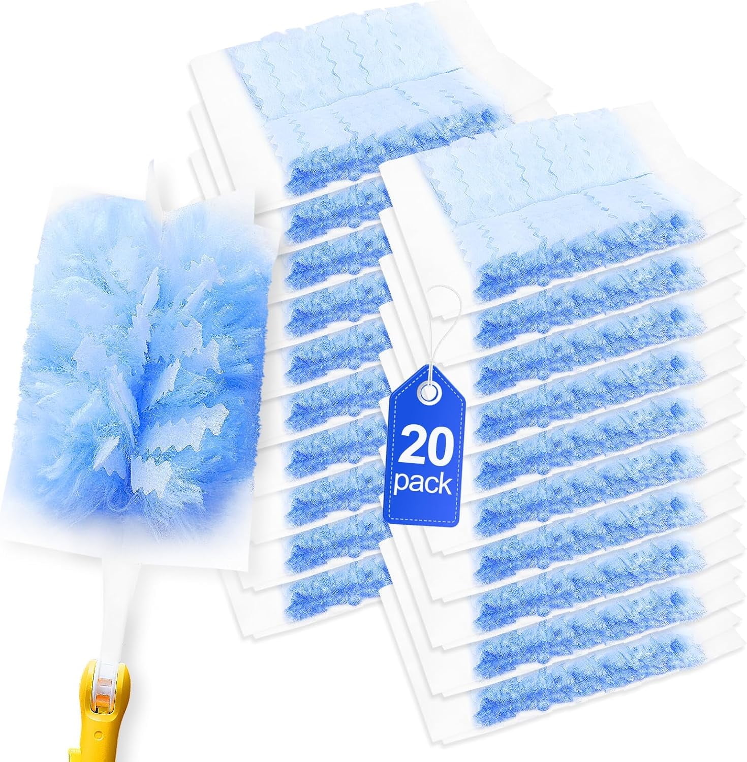 20 Pack Disposable Duster Refill for Hand Duster, Dusters Refills for ...