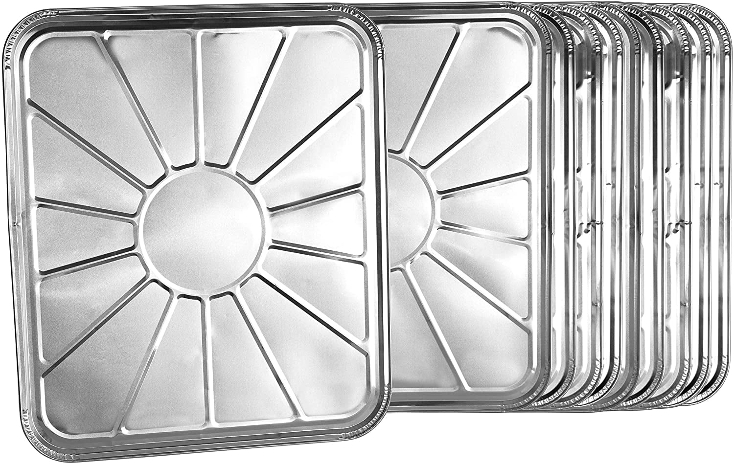 20 Pack Disposable Oven Liner Aluminum Liner Foil Drip Pan Tray for ...