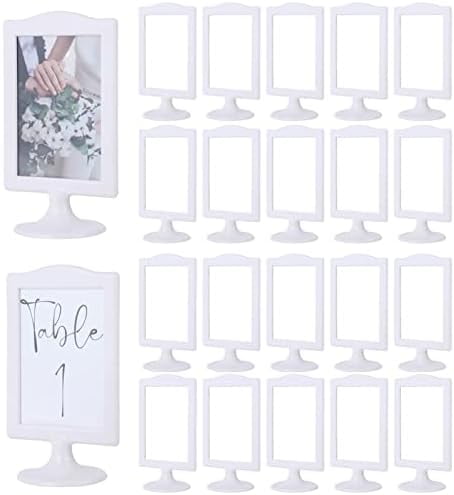 20 Pack Double Sided Standing Picture Frame 4x6 Plastic Photo Frame ...