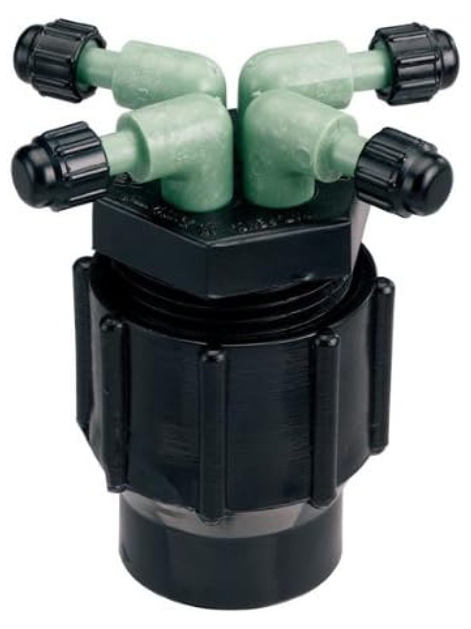 20 Pack - Drip System 4 Port Watering Manifold for 1/4 Inch Tube ...