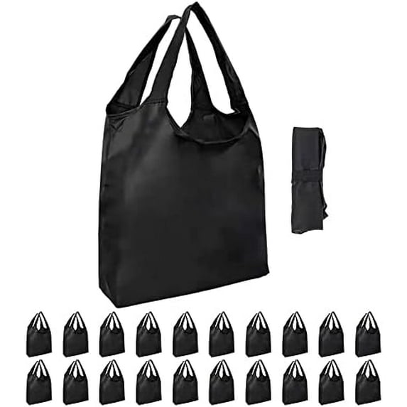 20 Pack Durable Folding Large Kitchen Reusable Shopping Bags with ...