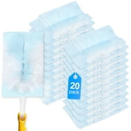 Dusters Refill, Dust Lock Fiber, Unscented, Light Blue, 10/box | Bundle ...