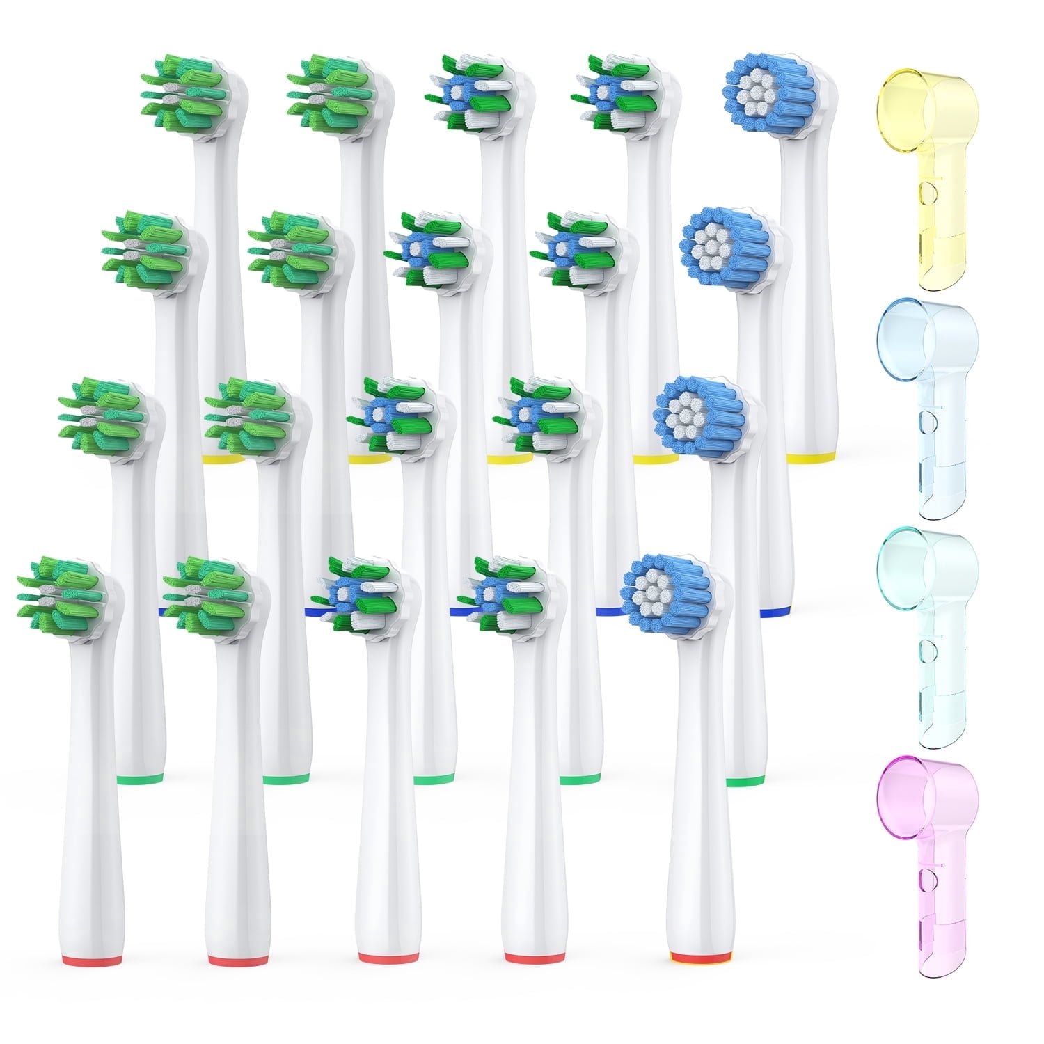 20 Pack Electric Toothbrush Replacement Heads for Oral-B ,Adults, 3 ...