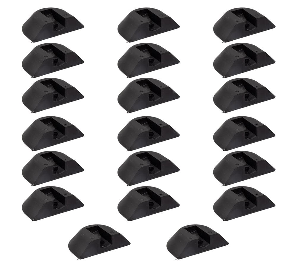 20 Pack End Cap for L Track and Track Rail Tie-Down End Plug Cap for ...