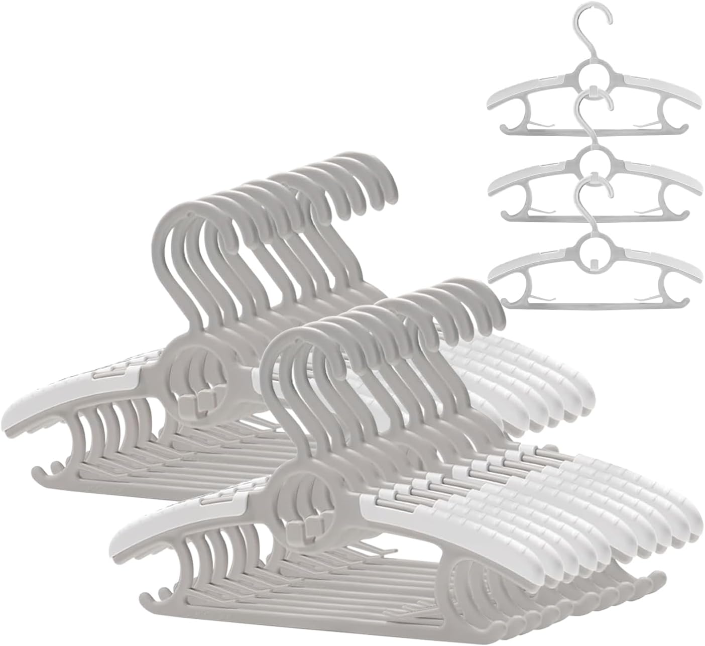 20 Pack Extendable Baby Hangers, 11