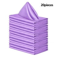 MDS Set of 200 Satin Napkin 20x20 Inch Square Napkins for Wedding ...