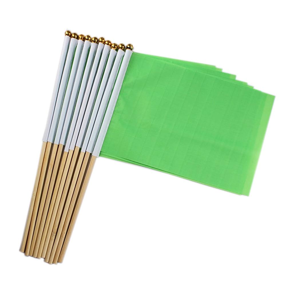 20 Pack Flag Small Mini Plain DIY Flags on Stick, Party Decorations for ...