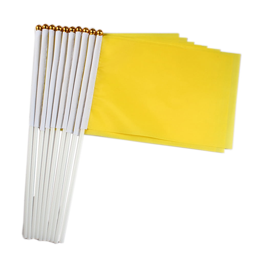 20 Pack Flag Small Mini Plain Diy Flags On Stick, Party Decorations For ...