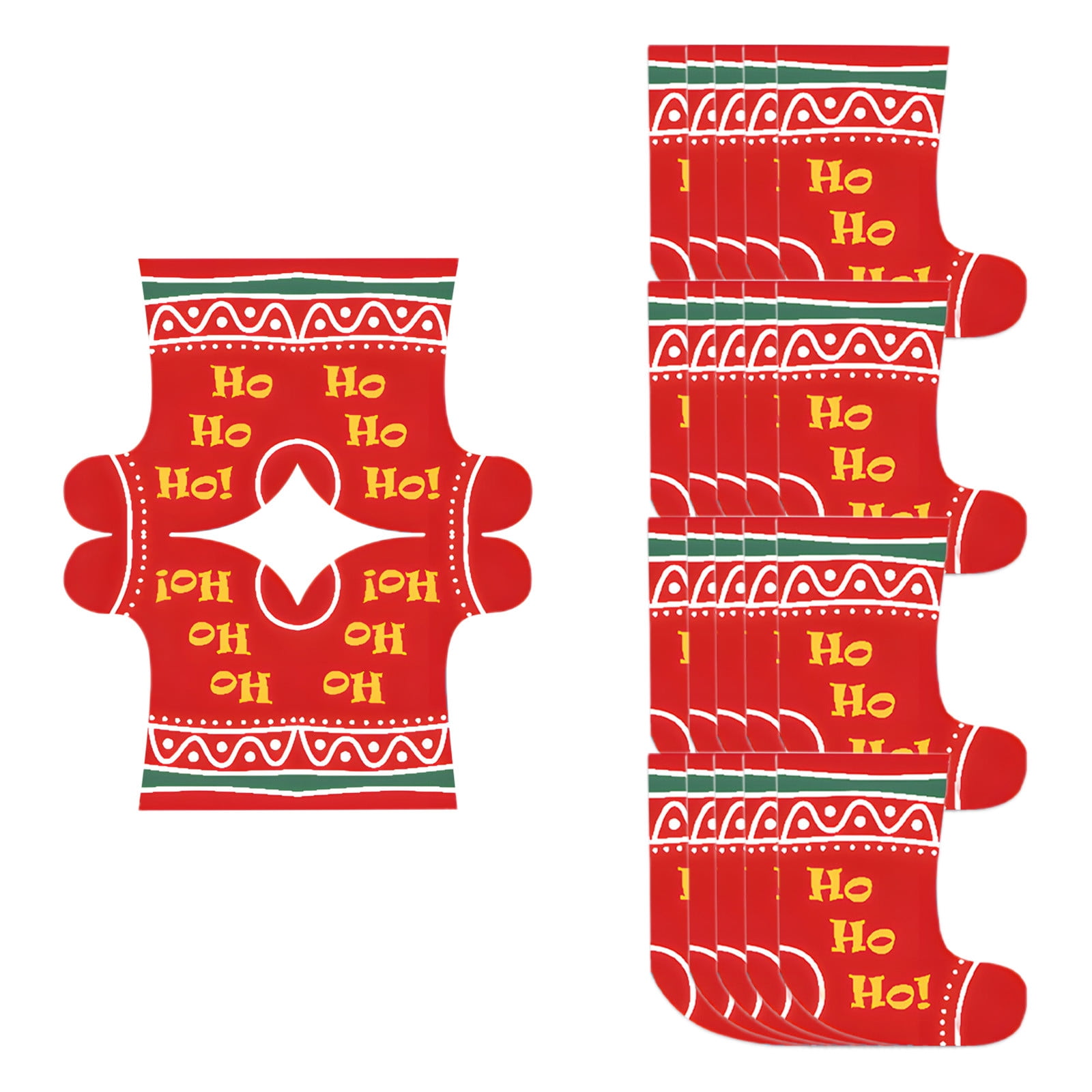 20-Pack Funny Christmas Paper Napkins – 3-Ply Disposable Santa & Tree ...