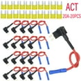 20-Pack Fuse TAP ADAPTER KIT 20 Amp Car Add-a-circuit ACS/ACU/ACN/ACT ...