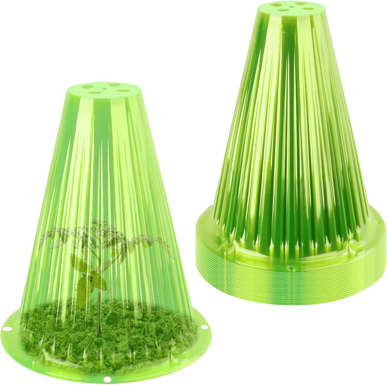 20 Pack Garden Cloches for Plants, Reusable Bell Plant Cover, Plant ...